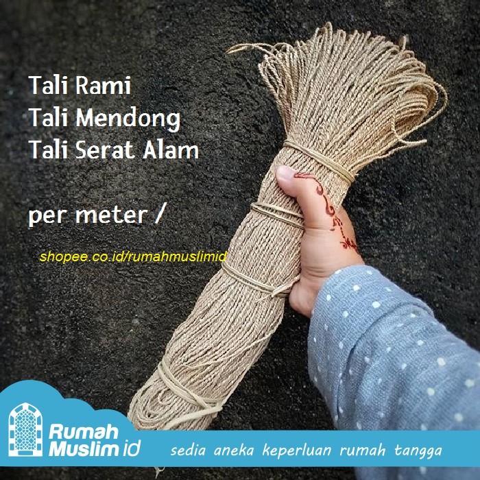 Jual Tali Rami Halus / Tali Mendong / Tali Agel / Tali Pandan untuk ...