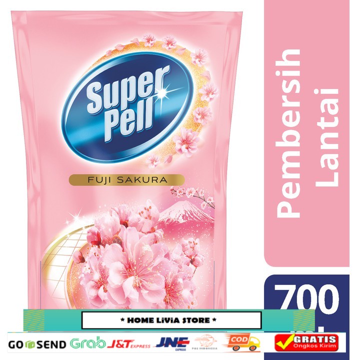 Jual Superpell Pembersih Lantai Fuji Sakura 700 ml | Shopee Indonesia