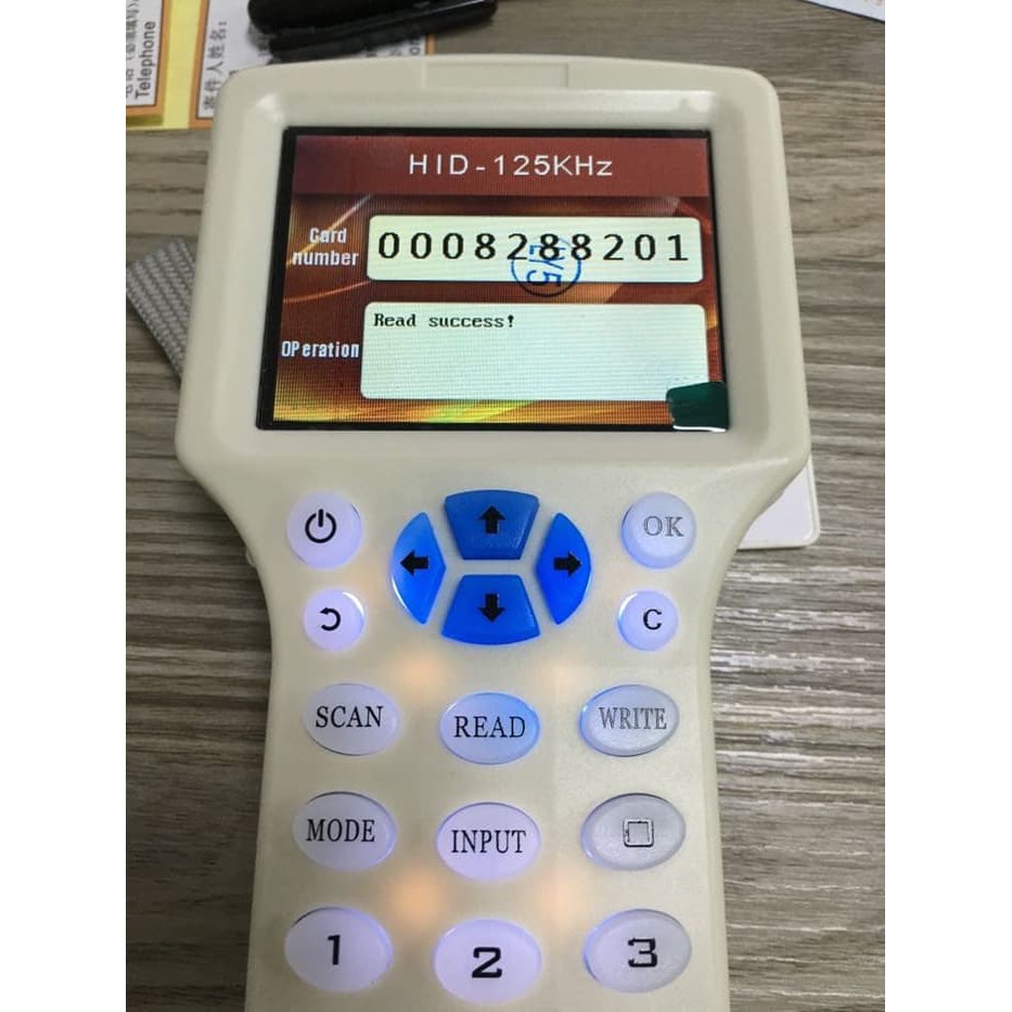 Jual 10 Frequency RFID Copier Duplicator Reader Writer Support H ID ...