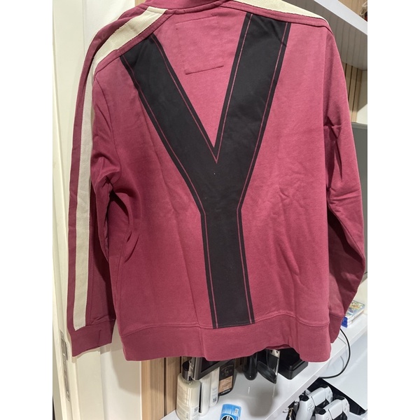 Jual preloved jaket jacket wanita ladies merah insial Y | Shopee Indonesia