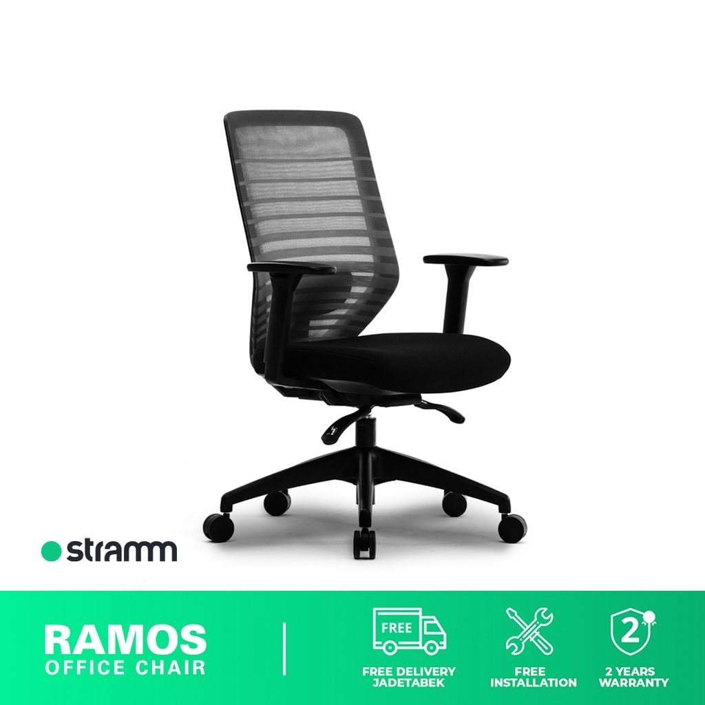 Jual Kursi Kantor Ergonomis Stramm Ramos II | Shopee Indonesia