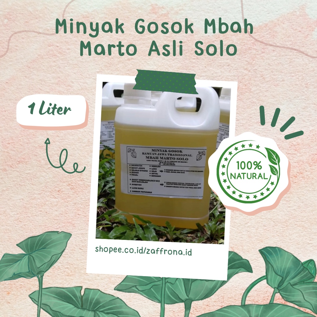 Jual MINYAK GOSOK MBAH MARTO ASLI SOLO (100% ORIGINAL) - KEMASAN 1 ...