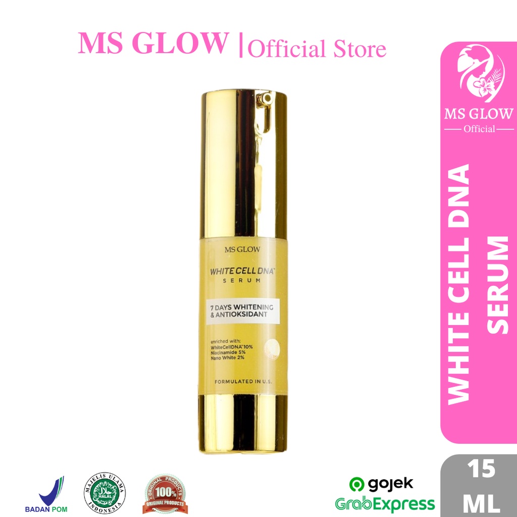 Jual MS GLOW SERUM WHITE CELL DNA / SERUM DNA MS GLOW | Shopee Indonesia
