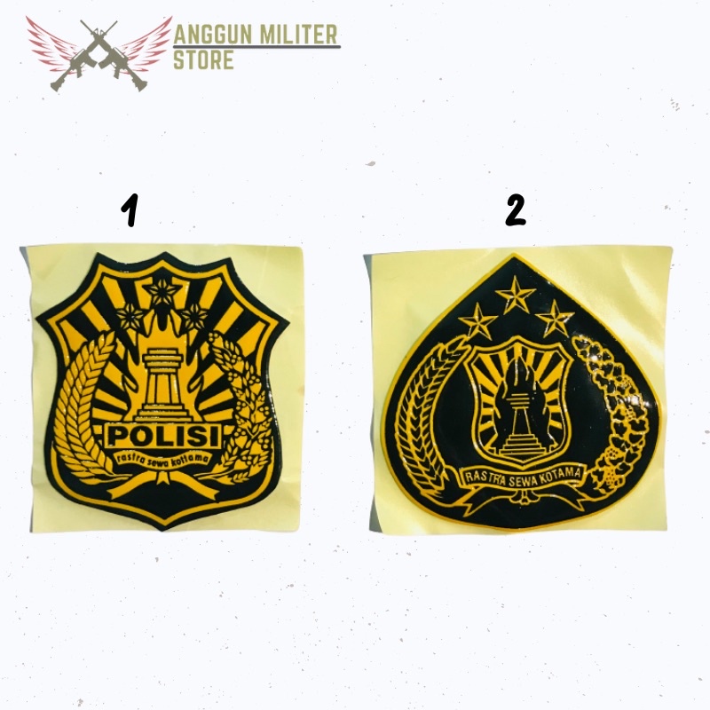Jual Stiker Polisi / Stiker keluarga besar polisi / Stiker logo polisi ...