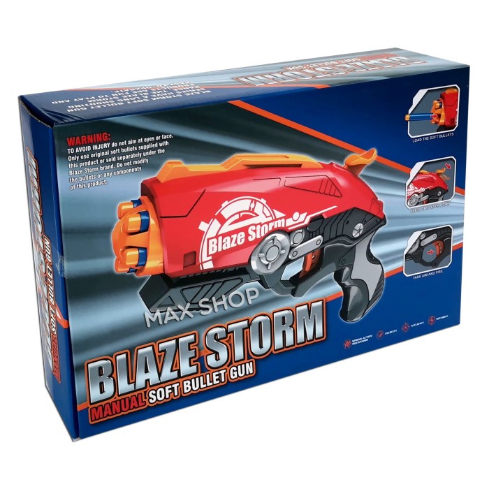Jual BLAZE STORM GUN (REPLIKA NERF) TSG-002 Mainan Anak Pistol Tembakan ...