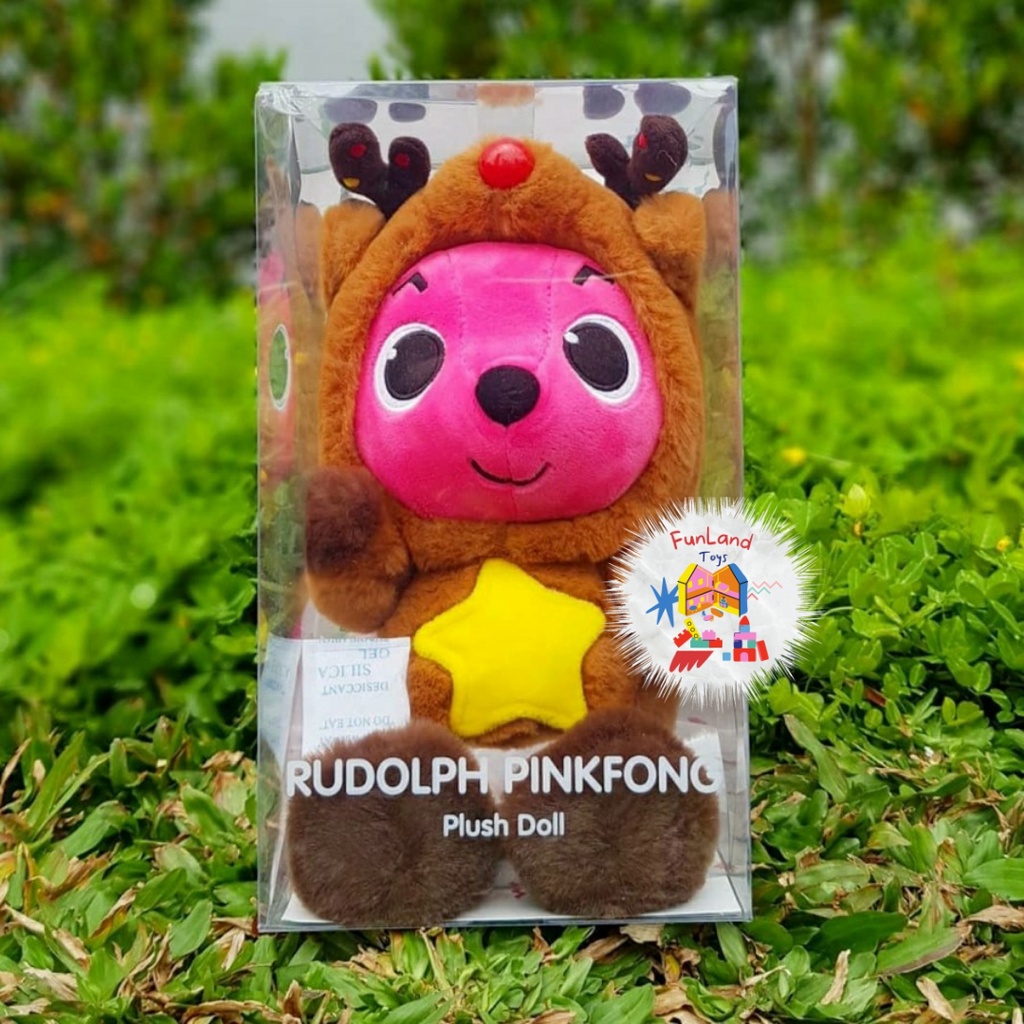 Jual Pinkfong Baby Shark Rudolph Plush Doll 30cm | Shopee Indonesia