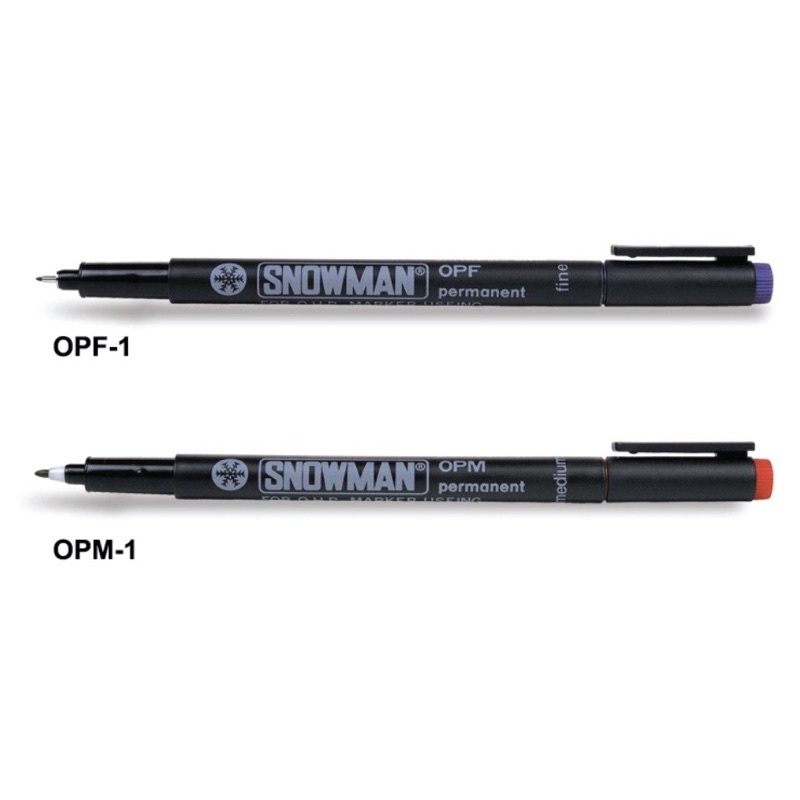 Jual pulpen cepat kering anti mbleber anti luntur snowman OPF OPM | Shopee Indonesia