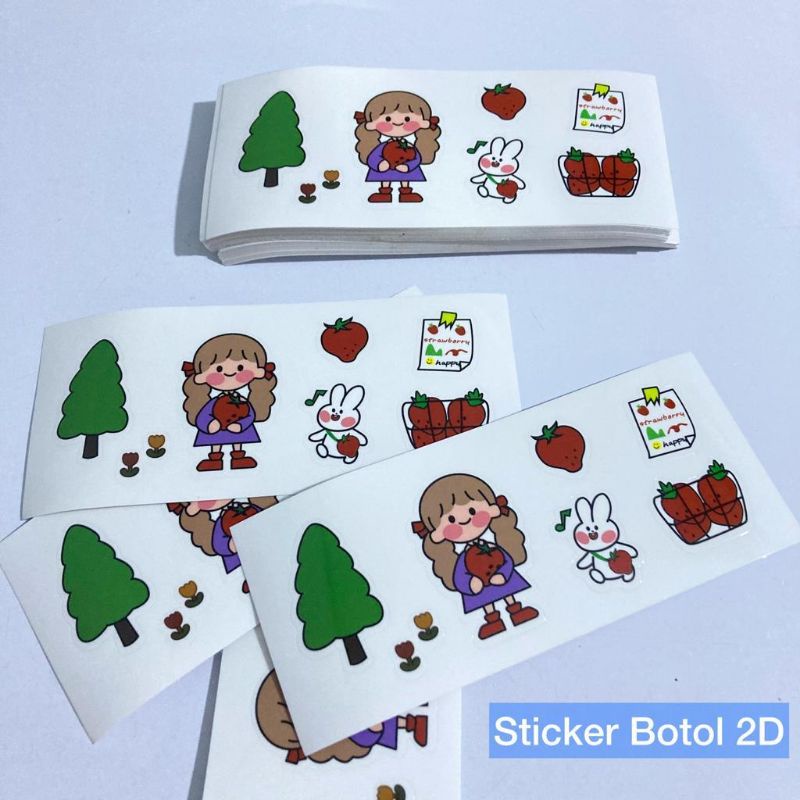 Jual Sticker botol 2D stiker botol | Shopee Indonesia