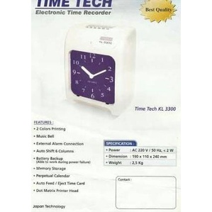 Jual TIMETECH KL-3300 - Mesin Absensi Kartu stock ada | Shopee Indonesia