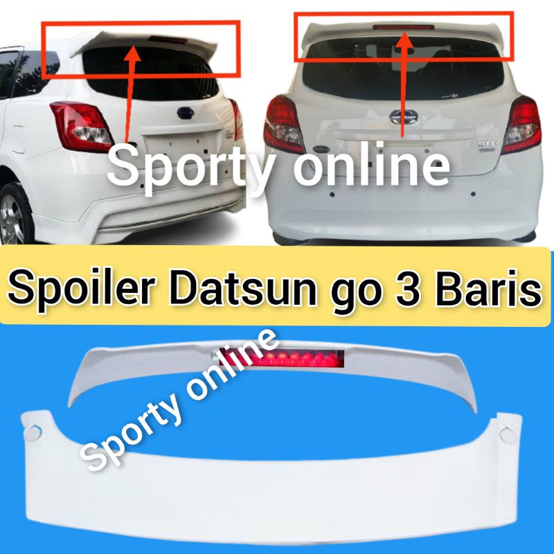 Jual body kit datsun Spoiler Datsun Go 3 Baris GRT bodykit duraflex ...