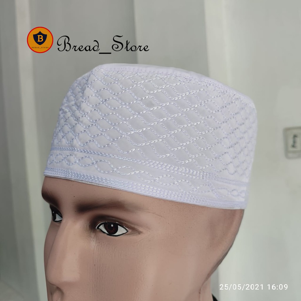 Jual Peci Songkok Kopiah Madinah Bulat Hitam dan Putih Murah - Peci ...