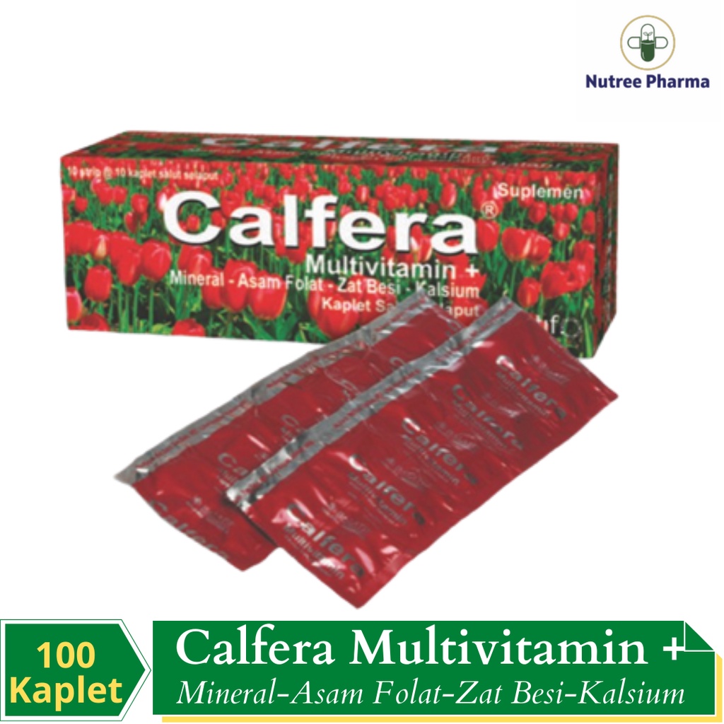 Jual Calfera Box isi 100 Kaplet | Shopee Indonesia