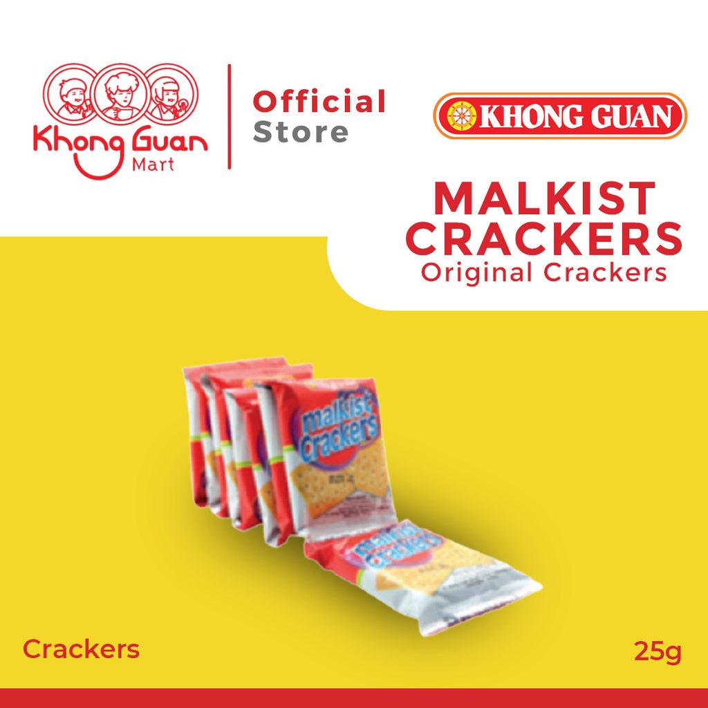 Jual KHONG GUAN Malkist Crackers Renceng 25Gr X 10 | Shopee Indonesia