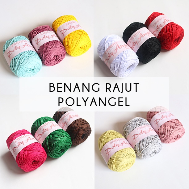 Jual Benang Rajut PolyAngel | Shopee Indonesia