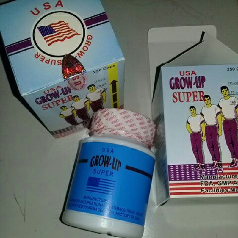 Jual obat peninggi badan grow-up super original | Shopee Indonesia