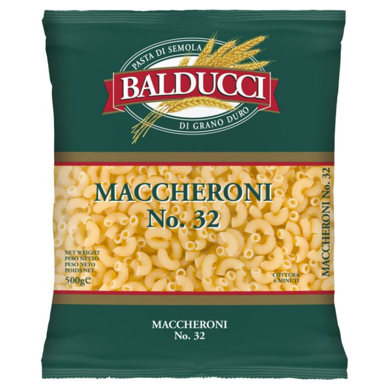 Jual BALDUCCI PASTA MACCHERONI, SPAGHETTI 500G ( MIE MAKARONI DAN ...