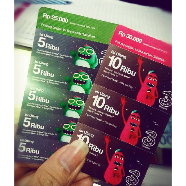 Jual (COD) VOUCHER TRI-VOCER TRI-VOCER 3-VOUCHER BLANK-VOCER KOSONGAN 3 ...