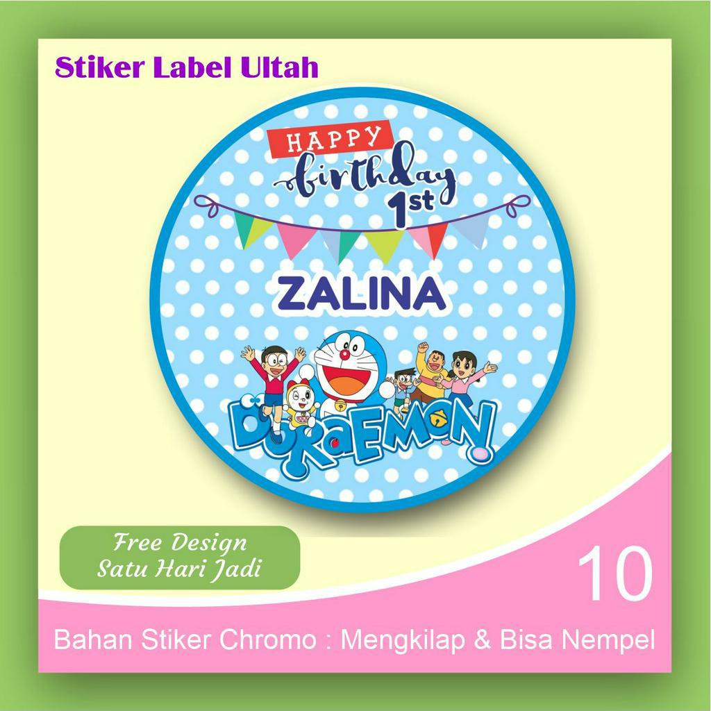 Jual Stiker Sticker Label Ulang Tahun Ultah Birthday Anak Laki Laki ...