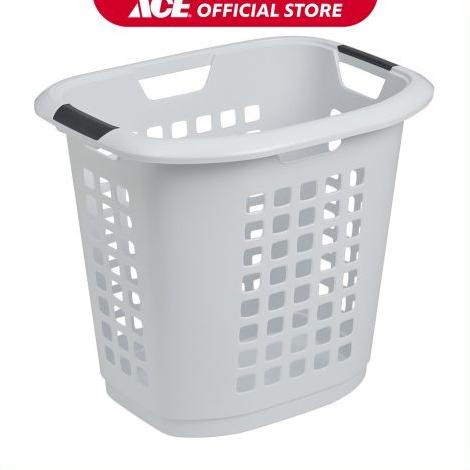 Jual Ace - Ez Storage Keranjang Laundry 63 Ltr - Putih/Abu-Abu | Shopee ...