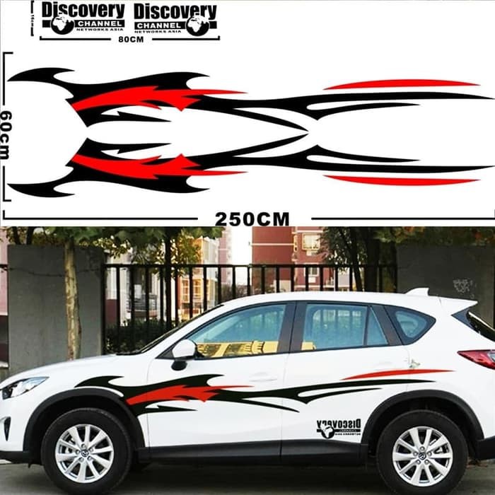 Jual sticker mobil honda hrv honda crv stiker cutting body mobil honda ...