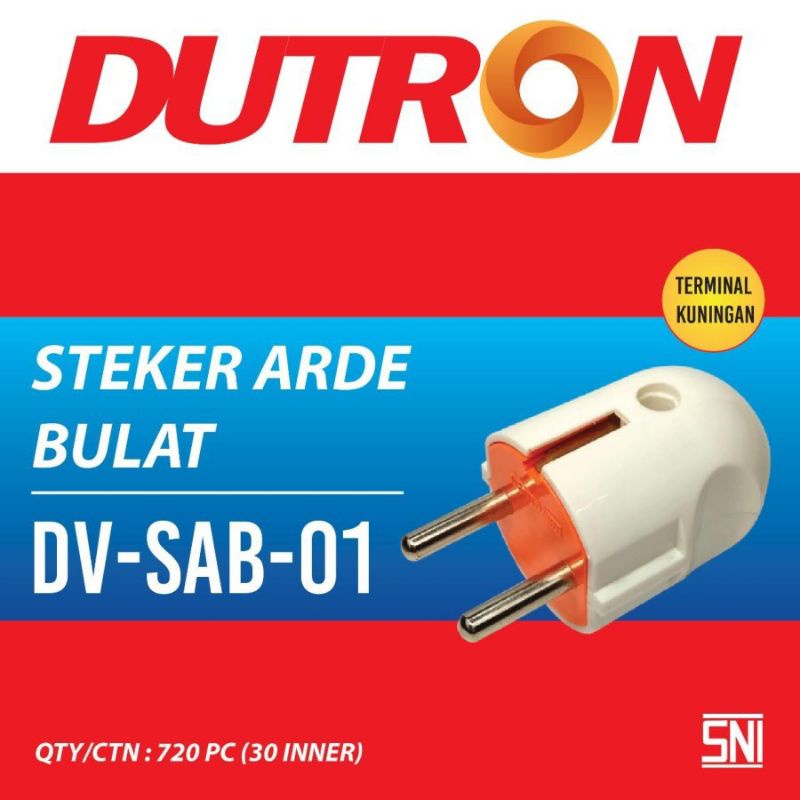 Jual STEKER ARDE BULAT DUTRON DV-SBA-01 COLOK COLOKAN SAMBUNGAN LISTRIK ...