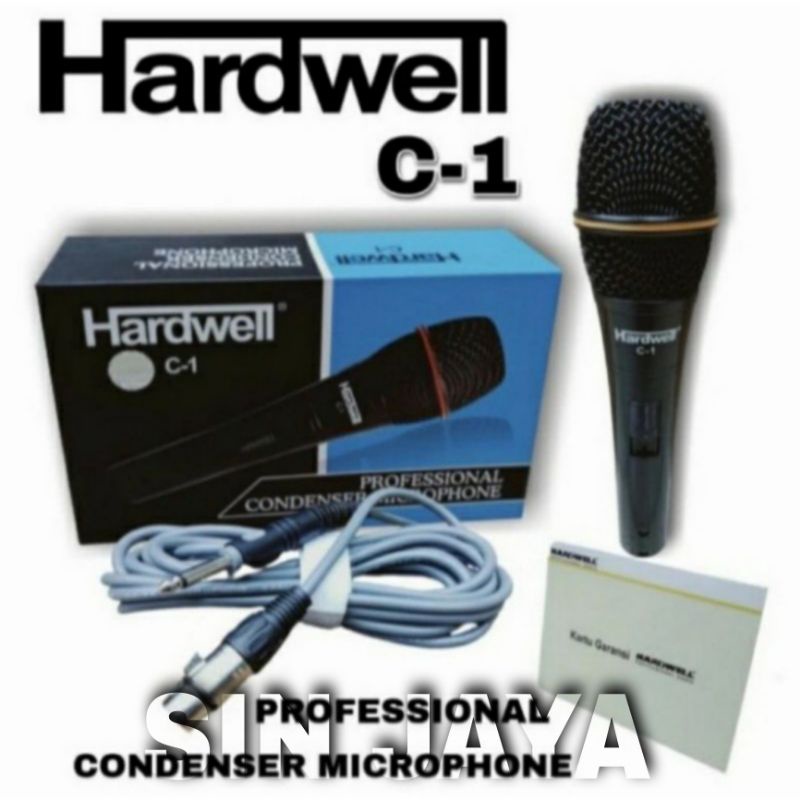 Jual Mic Kabel Condenser Hardwell C1 Original Condensor C 1Deskripsi ...
