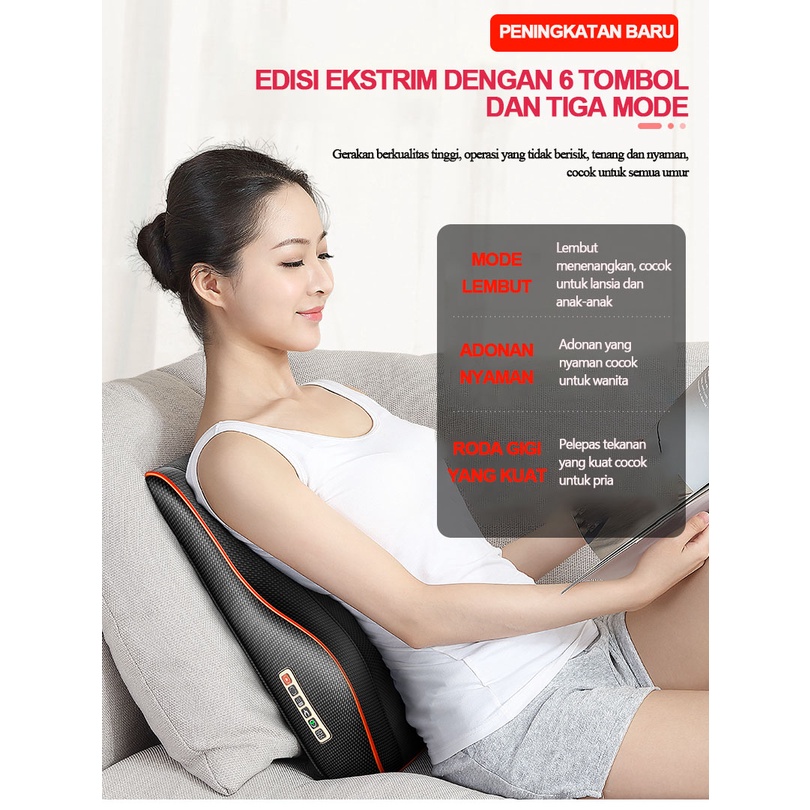 Jual XUTI Pijat Bahu Dan Tulang Belakang Leher Multifungsi / Bantal ...