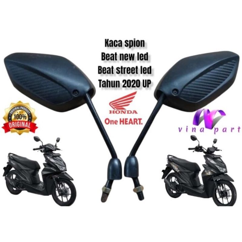 Jual SPION MODEL HONDA BEAT NEW LED BEAT STRET LED 2020 STANDAR HITAM ...
