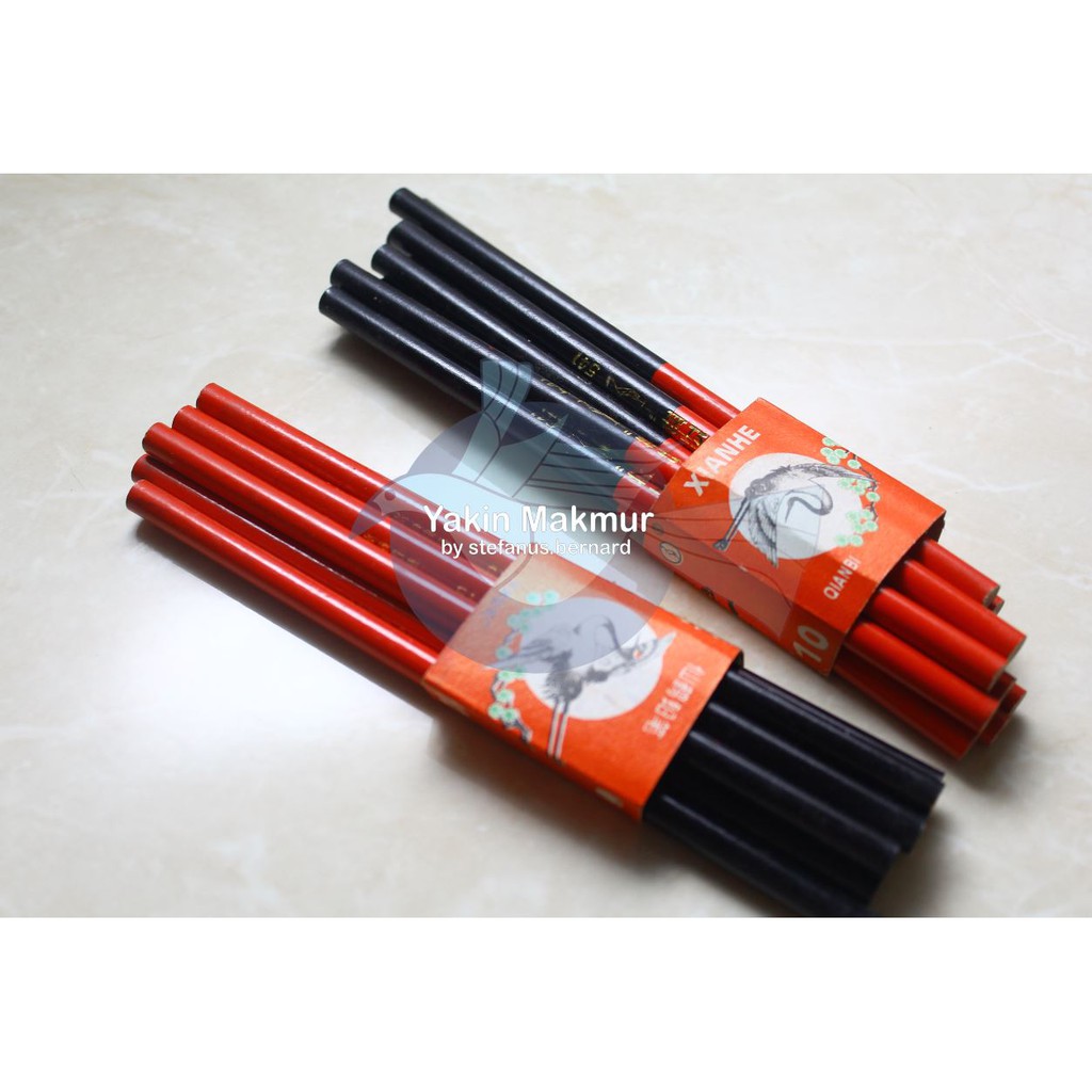 Jual PENSIL MERAH BIRU (SATUAN / PCS) | Shopee Indonesia