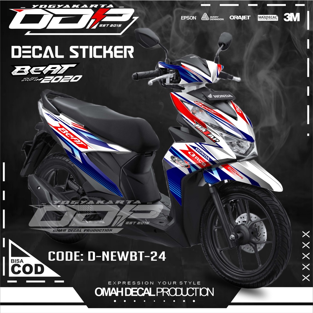 Jual DECAL BEAT FULL BODY DEKAL HONDA BEAT STREET FULLBODY MOTIF SIMPEL ...