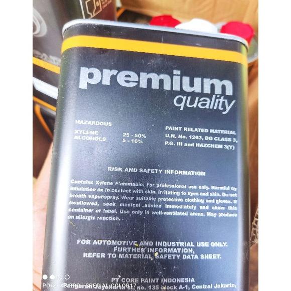 Jual Clear / Pernish /Pernis Core Paint 1Liter 4:1 Fast Clear | Shopee ...