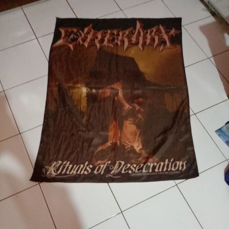 Jual Poster flag cinerary, gorepot, maggot colony, waking the cadaver ...