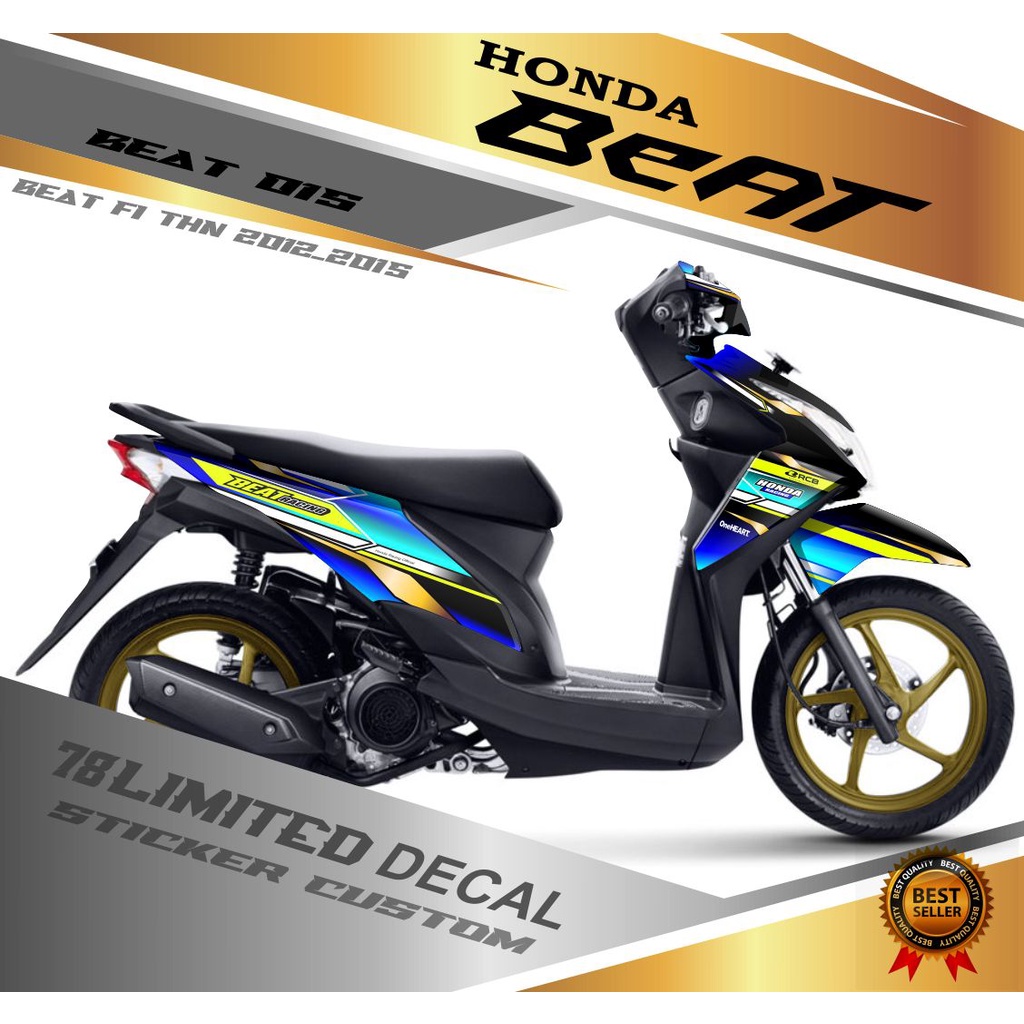 Jual Decal Beat Fi 2012 – 2016 | Stiker Honda Beat | Striping Beat Fi ...