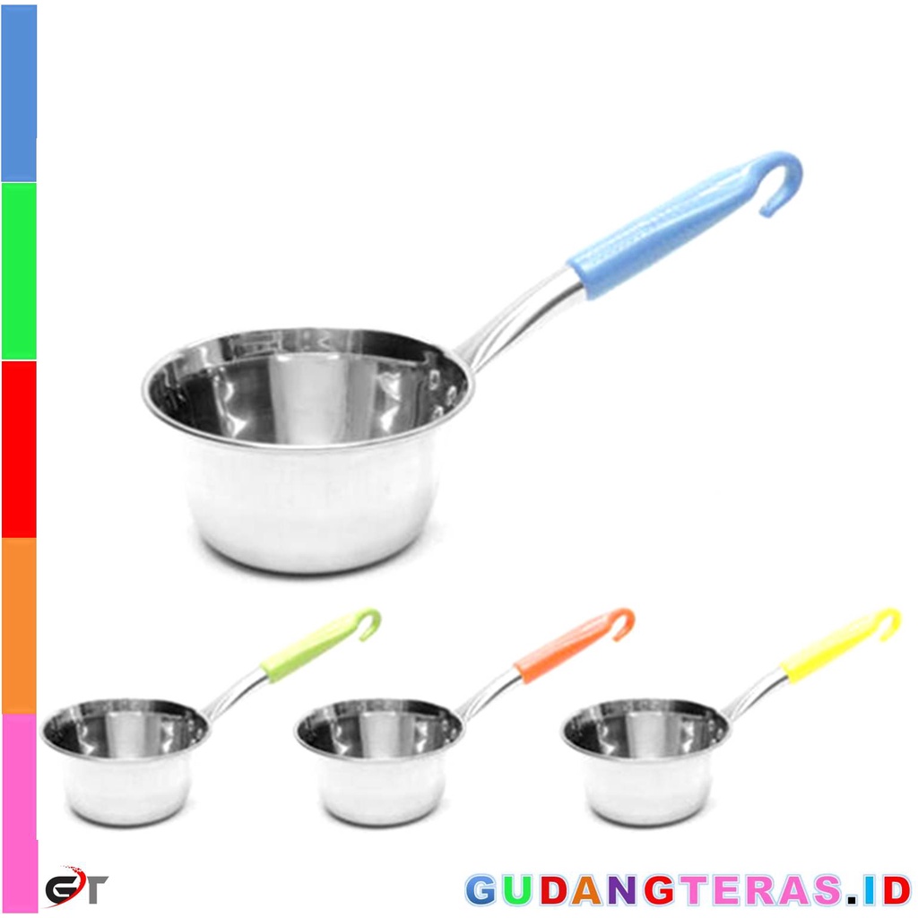 Jual Panci Susu Stainless Steel Gagang Pengait Warna - Panci Rebus Mie ...
