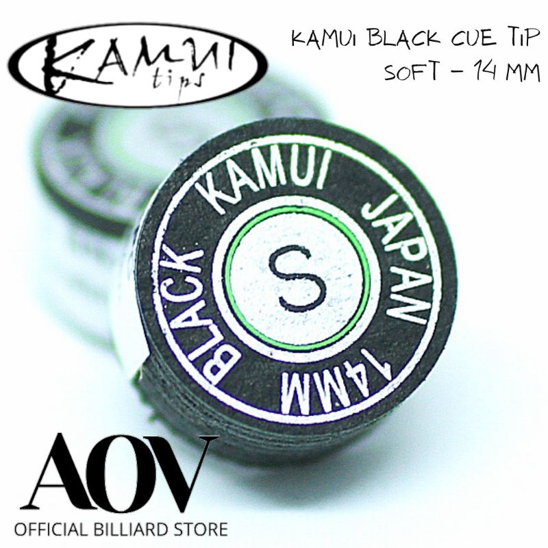 Jual Kamui Black Japan Laminated Cue Tip - S (SOFT) | Shopee Indonesia