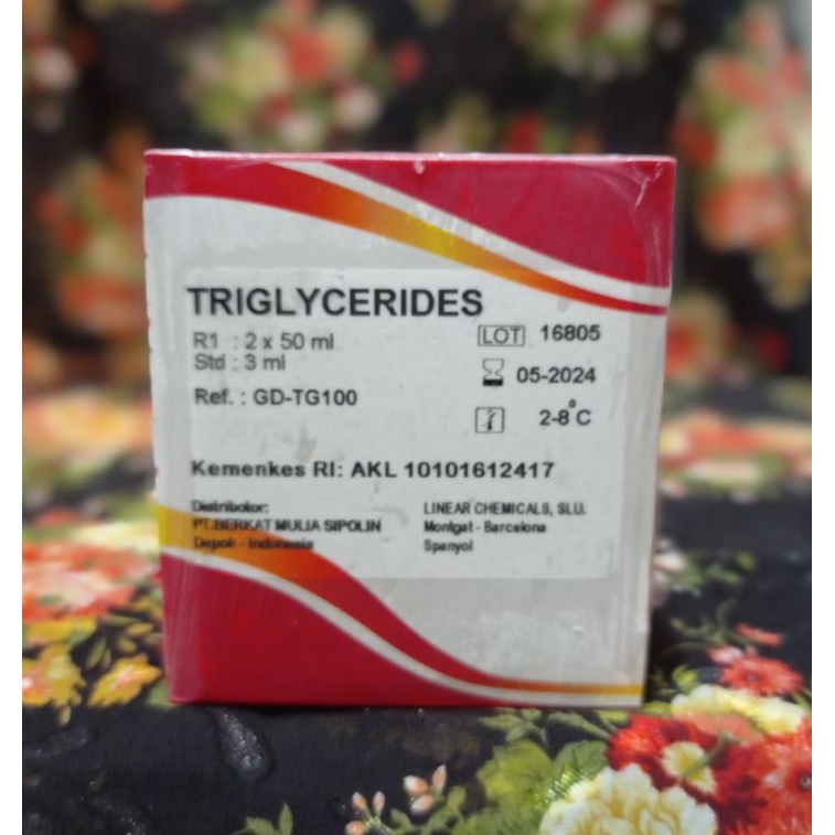 Jual Reagen TRIGLYCERIDES/ TG Triglycerides 2X50ML GLORY Diagnostic | Shopee Indonesia