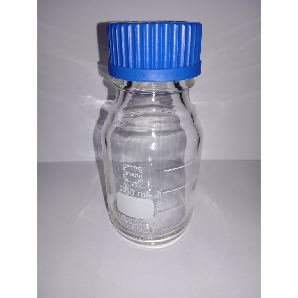 Jual Laboratory bottle / Botol schott 250 mL Duran | Shopee Indonesia