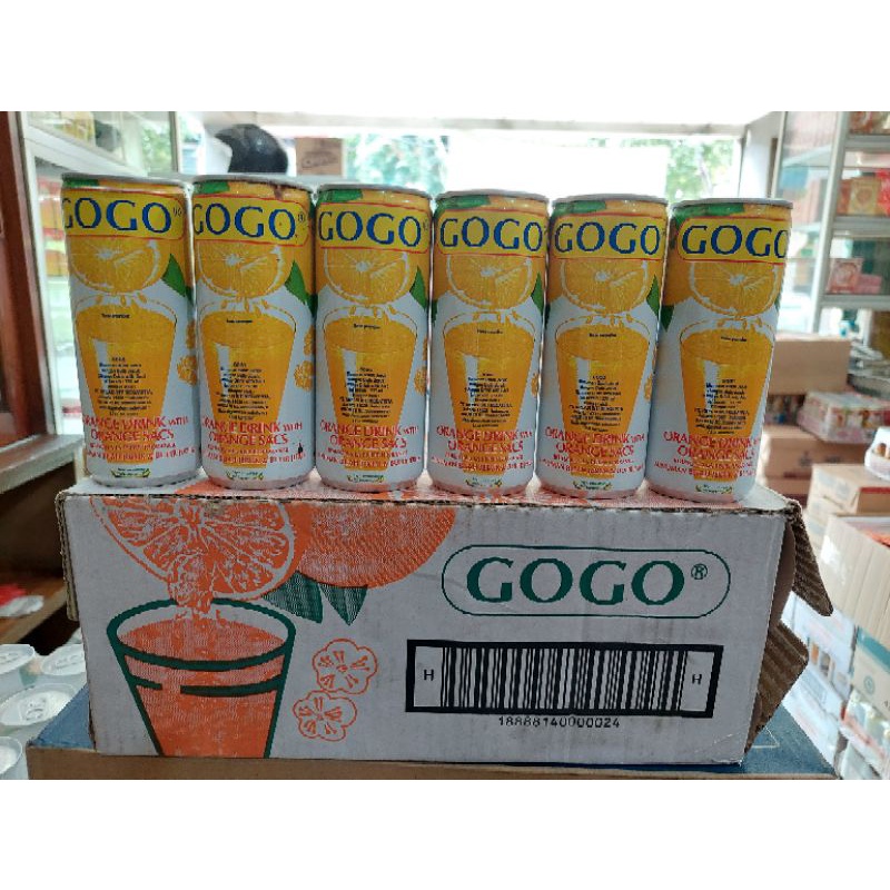 Jual MINUMAN GOGO ORANGE DRINK 237 ML | Shopee Indonesia