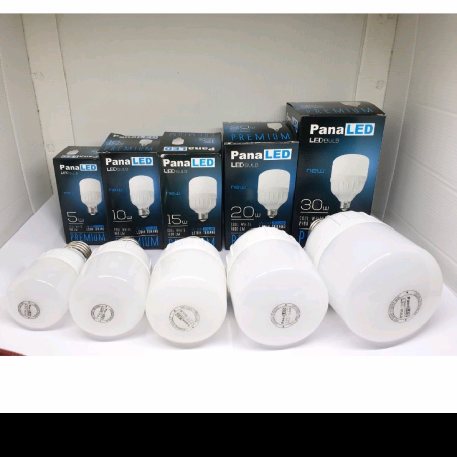 Jual Lampu PanaLed Premium by LUBY 5W 10W 15W 20W 30W 40W Watt Kapsul T ...