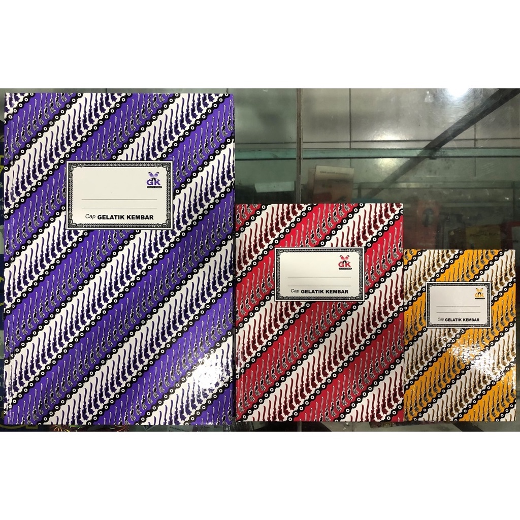 Jual BUKU HARD COVER BATIK OKTAVO KWARTO FOLIO GELATIK KEMBAR ISI 50 ...