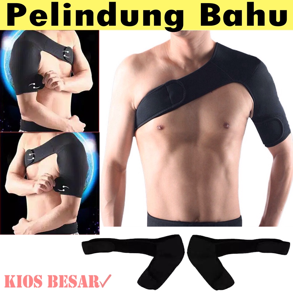 Jual Strap Penyangga Bahu Cedera Olahraga Shoulder Support Brace Guard ...