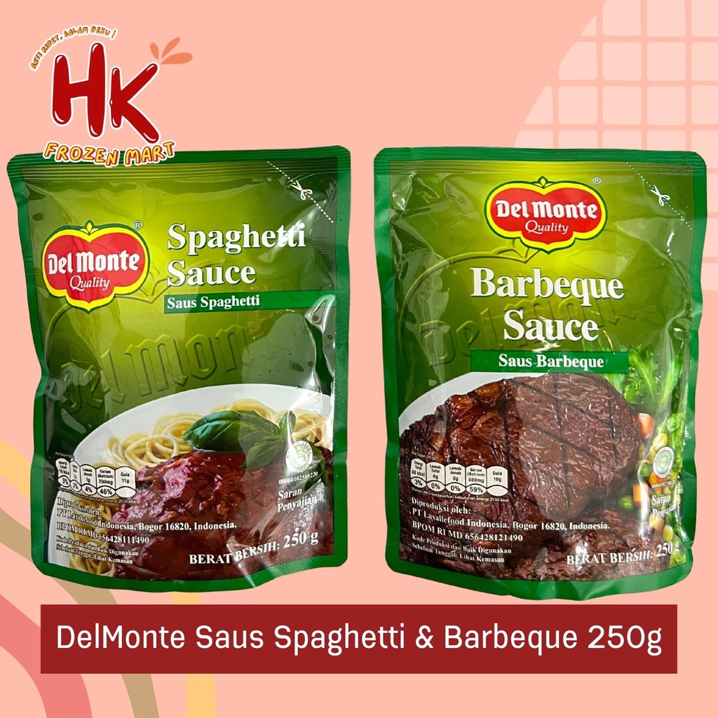 Jual Del Monte Saus Spaghetti & Barbeque 250 gr (delmonte lafonte bumbu ...