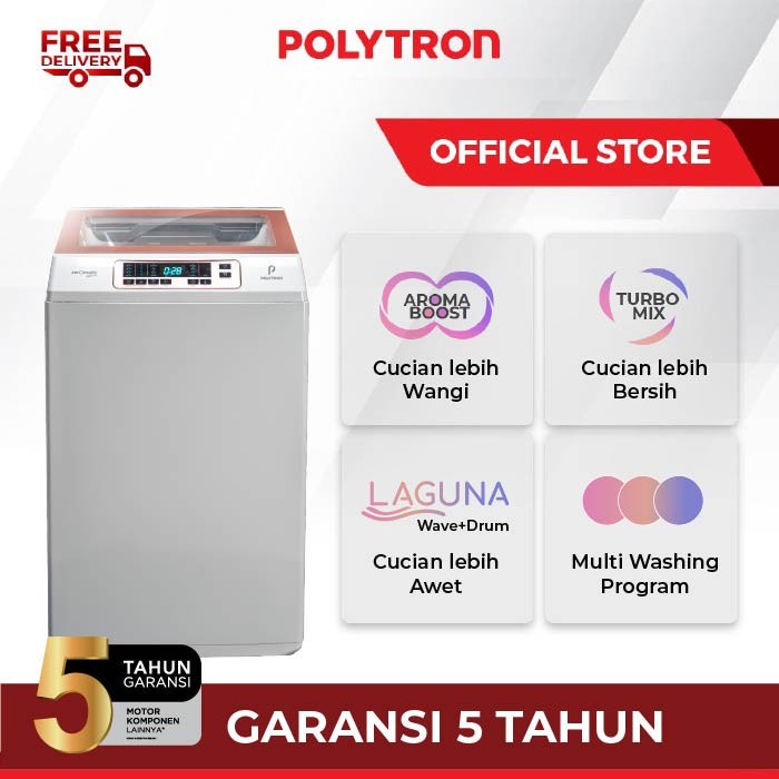 Jual [NEW 2022] MESIN CUCI POLYTRON LAGUNA & NEW ZEROMATIC 7029Y TOP ...