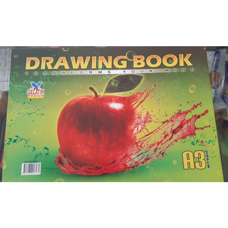 Jual buku gambar A3 / drawing book / drawing book a3 / buku gambar ...