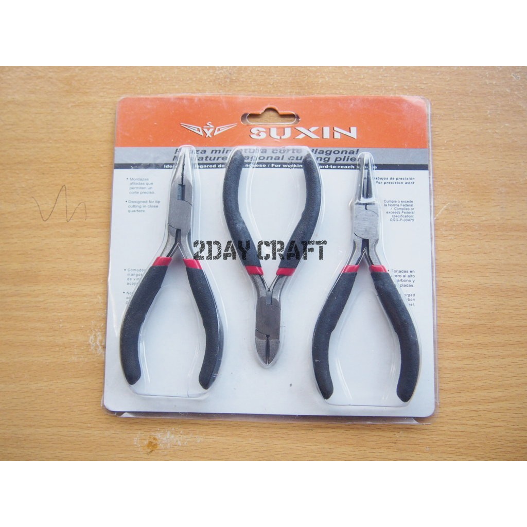 Jual Tang Set Isi 3 | Tang Putar | Tang Potong | Tang Jepit Untuk Craft ...