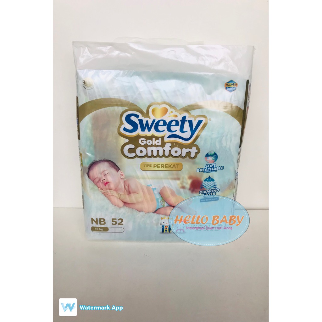Jual SWEETY GOLD COMFORT NB52/S50/M48 | Shopee Indonesia