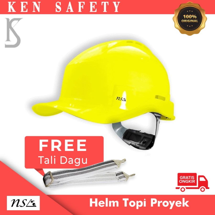 Jual Helm Topi Proyek NSA Ventilasi Fastrac Putar SNI | Shopee Indonesia