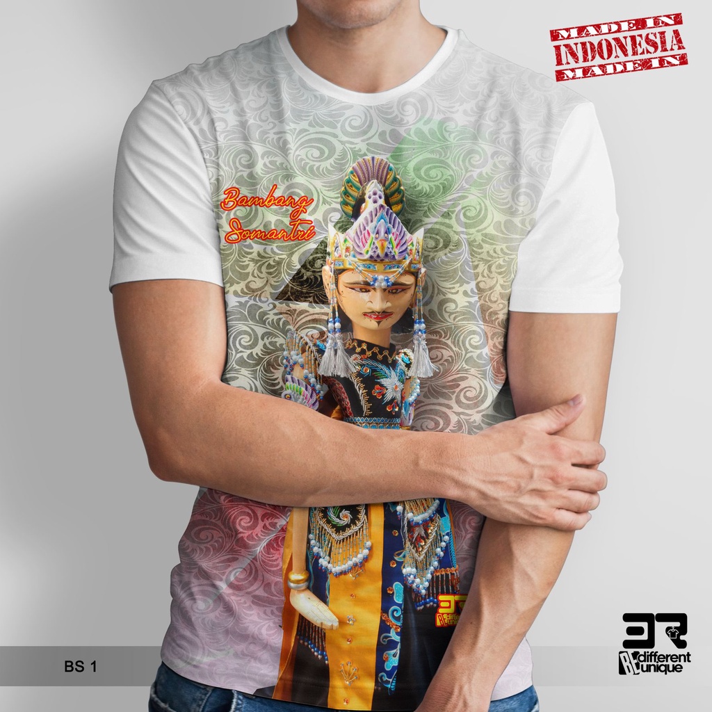 Jual [ COD ] KAOS PRINTING GAMBAR WAYANG BS 1 - BAJU DISTRO ORIGINAL ...