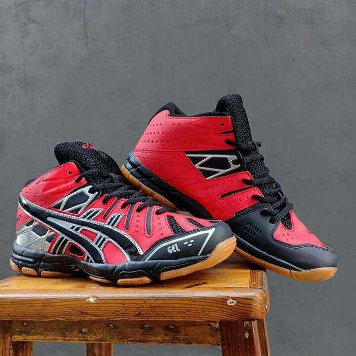 Jual Jual Sepatu Asics Gel Forza Red Mid Volleyball Premium Quality ...