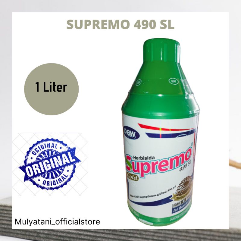 Jual Supremo Herbisida Supremo Obat Rumput 1 Liter Original | Shopee ...